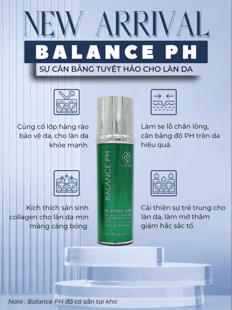 Nước hoa hồng Balance PH - Lurcinn - Giữ mãi tuổi thanh xuân
